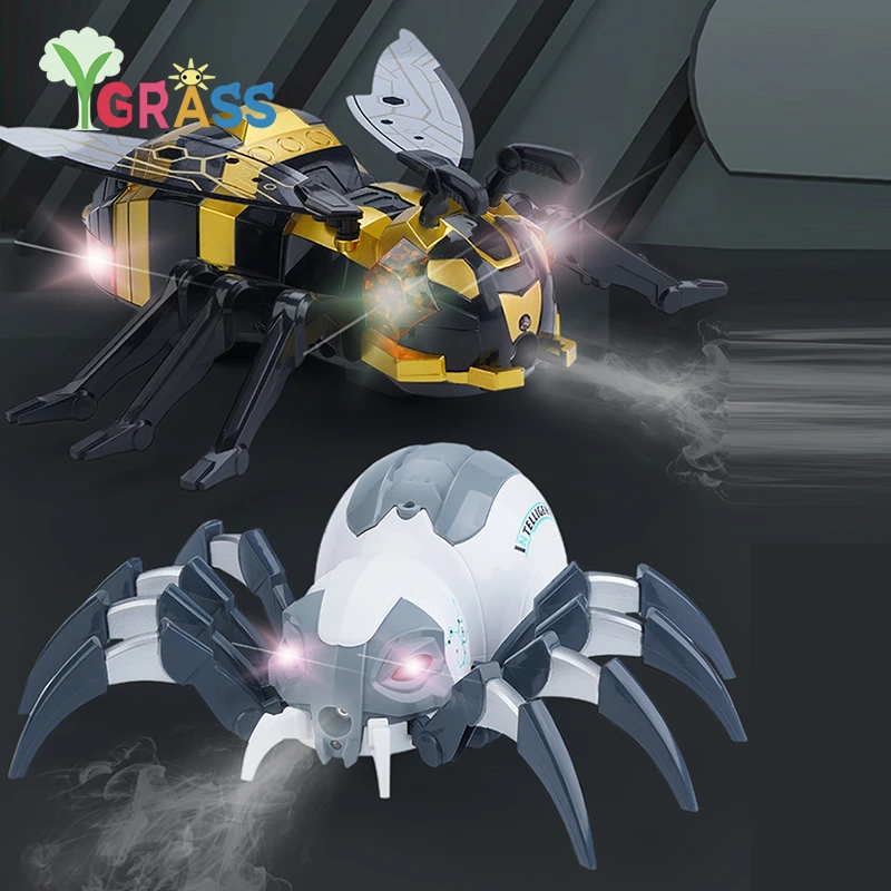 2.4G RC Animal Infrared Remote Control Simulation Insect Model Toys ...