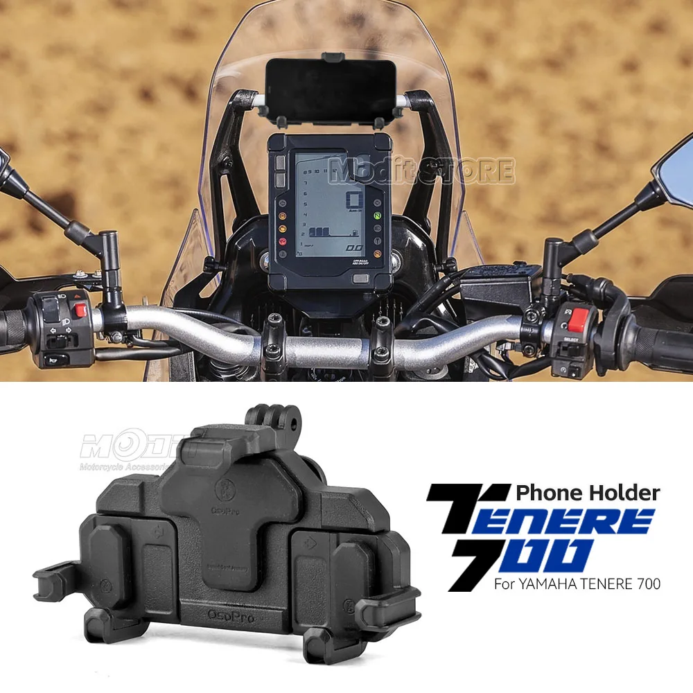 FOR-YAMAHA-TENERE-700-Tenere700-Motorcycle-Accessories-GPS-Phone-Holder ...