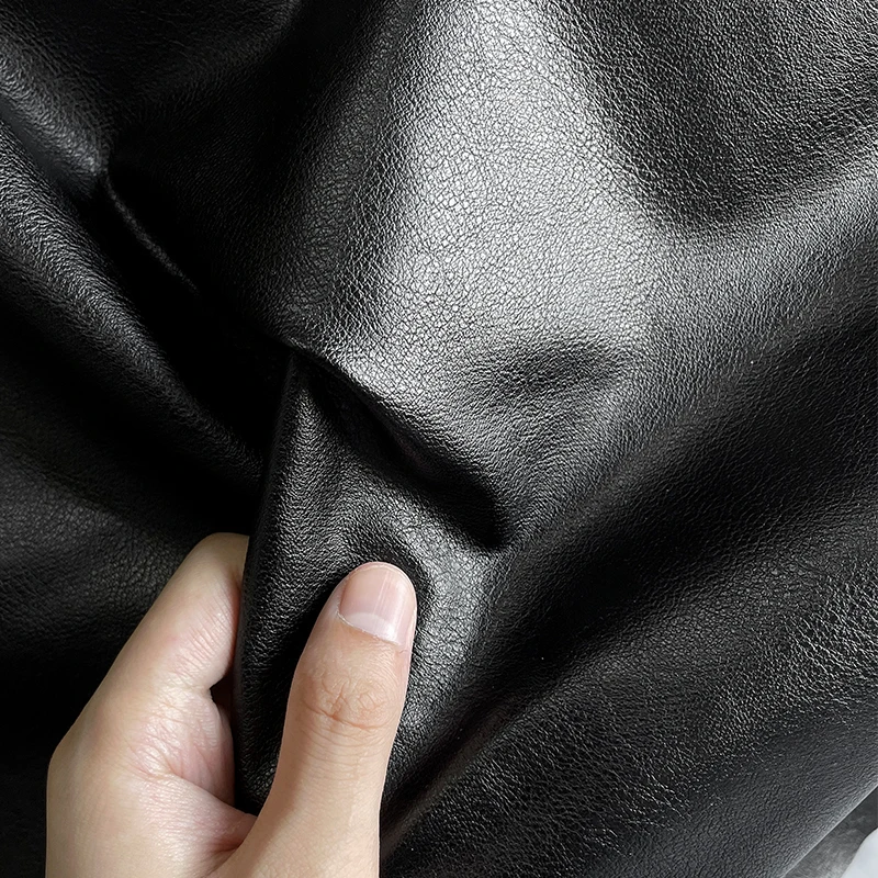Black Leather Fabric Texture