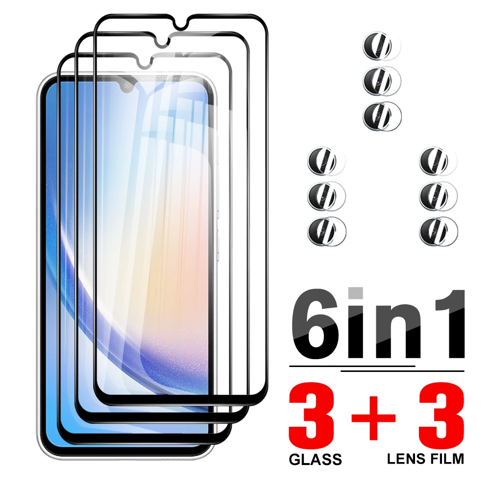 6in1-Full-Cover-Protective-Glass-Case-For-Samsung-Galaxy-A34-Camera ...