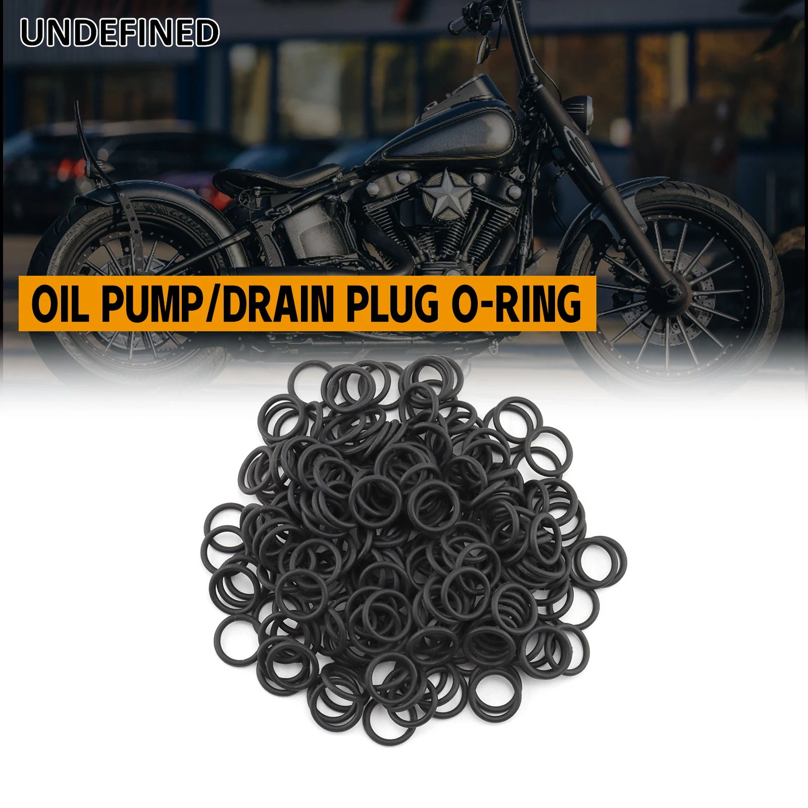 100PCS Motorcycle Oil Drain Plug O-Ring For Harley Dyna Low Rider ...
