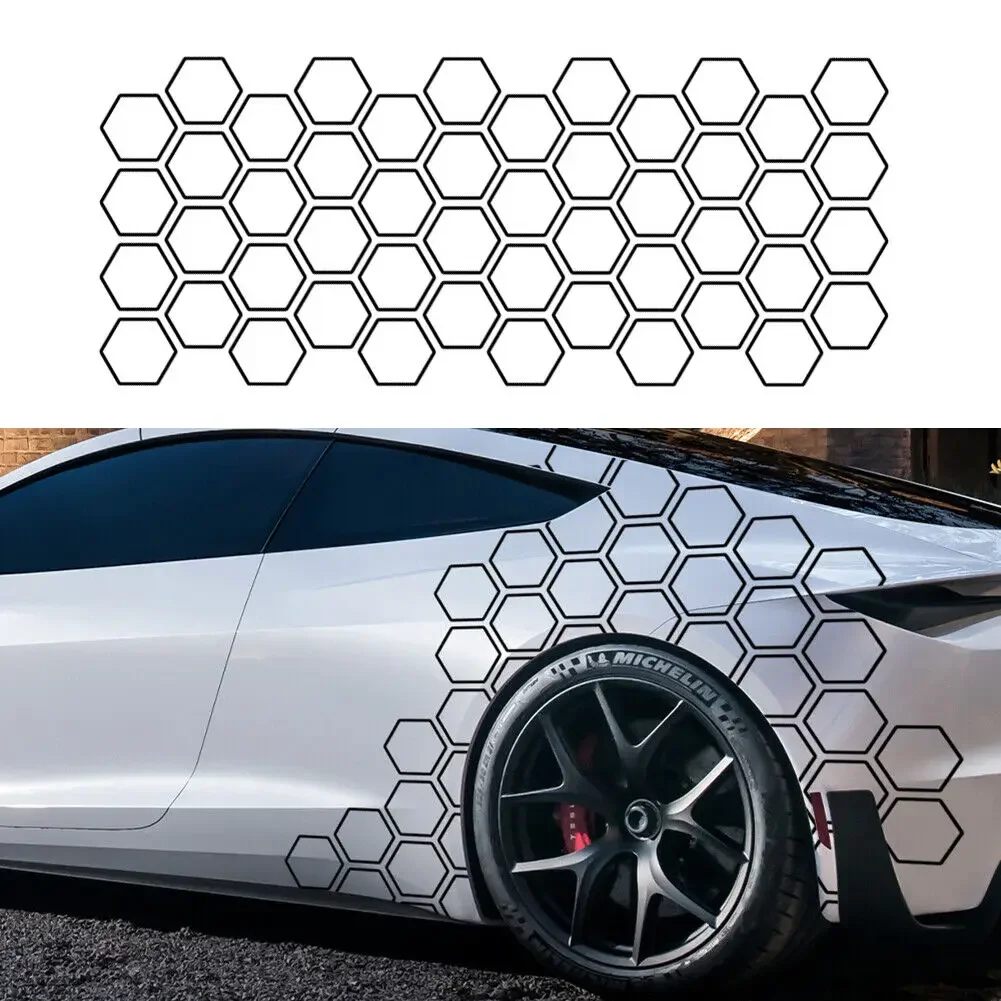 Car-Creative-Honeycomb-Open-Style-Sticker-Auto-Graphics-Honeycomb-Decor ...