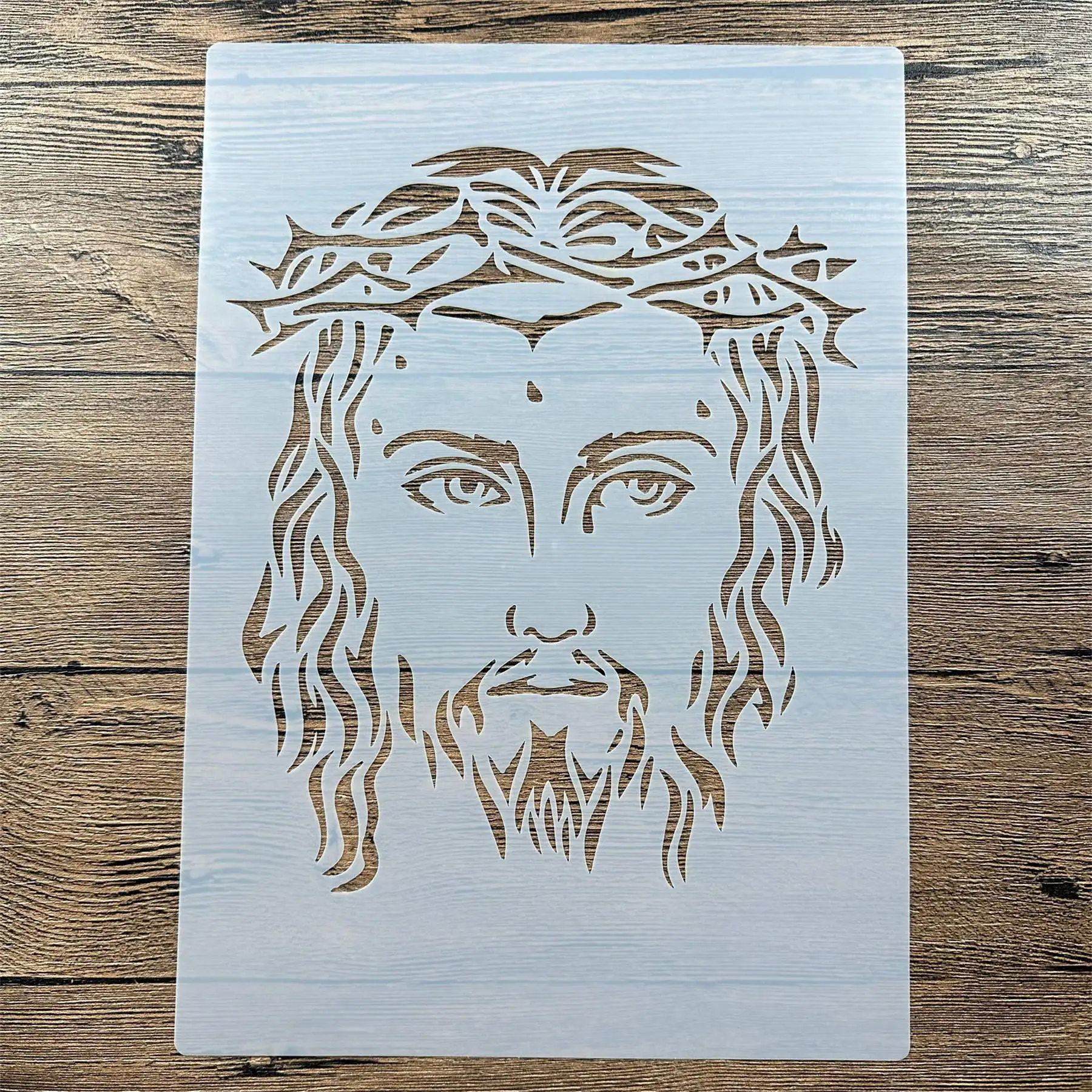 A4-29-21cm-DIY-Jesus-Stencils-wall-Painting-Scrapbook-Coloring-Embossing-Album-Decorative-Paper ...