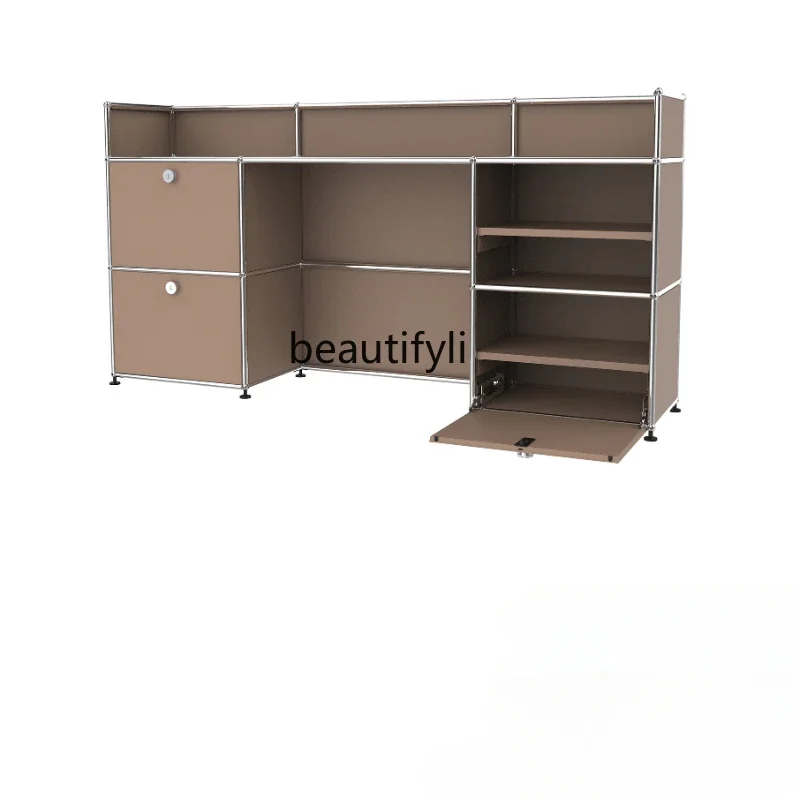 USM-Module-Combination-Office-Desk-Stainless-Steel-Writing-Desk ...