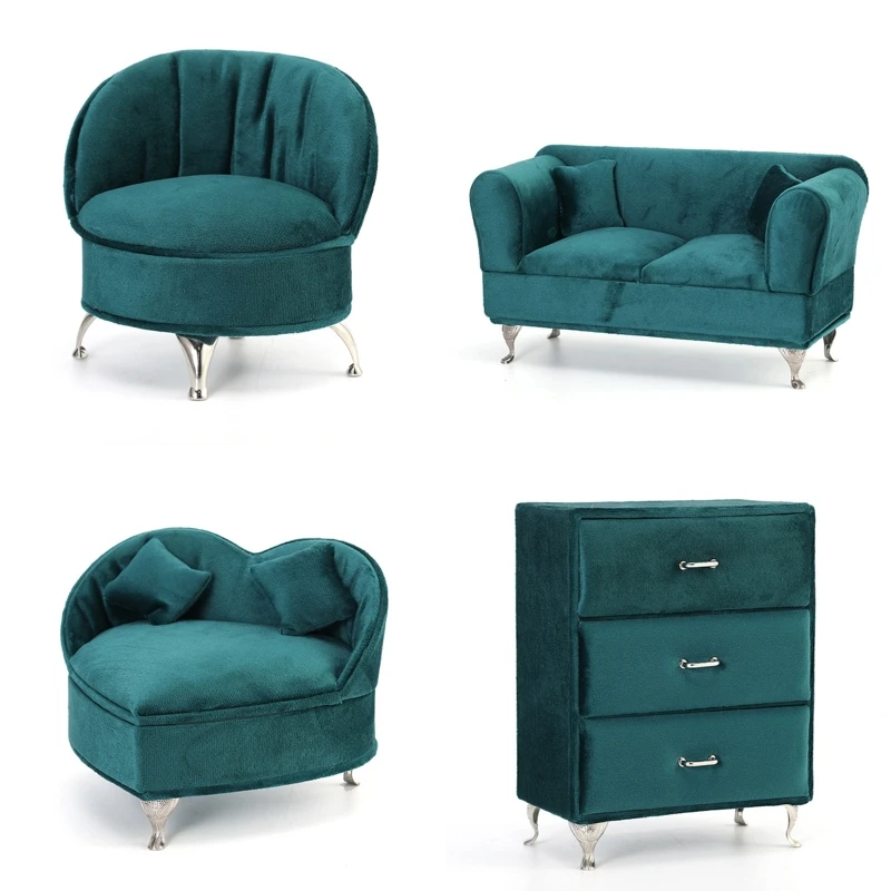 Green Sofa Jewelry Display Box Storage for Case Holder - AliExpress 15