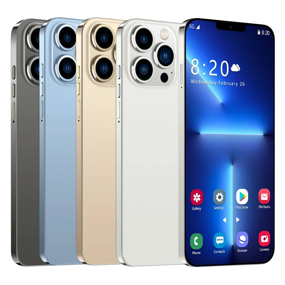 Desbloqueado-i13-Pro-Max-Smartphone-tela-HD-caracter-sticas-prova-de ...