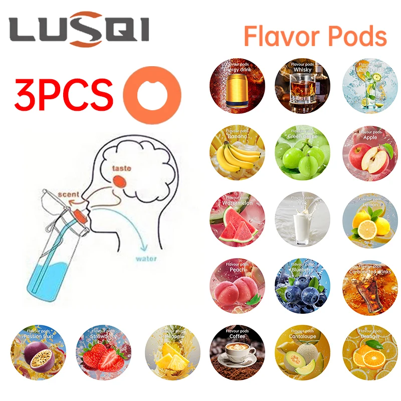 LUSQI-3pcs-Flavor-Pods-For-Sports-Water-Bottle-Tritan-Cup-Flavor-Rings ...