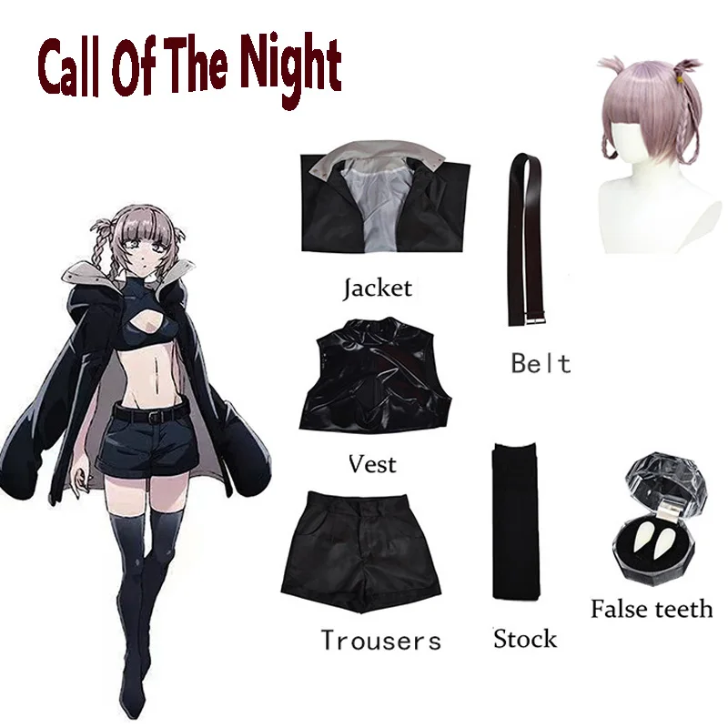 Perruque-de-Costume-de-Cosplay-Anime-Call-of-The-Night-Nanakusa-Nazuna ...