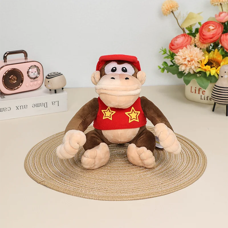 19CM-Diddy-Kong-Mario-Plush-Toy-Donkey-Kong-Monkey-Soft-Stuffed-Plush ...