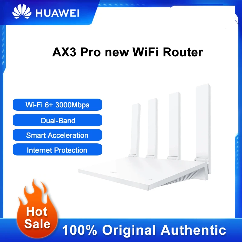 Huawei AX3 Pro new WiFi Router Dual-Band Wireless Network Repeater Wi ...