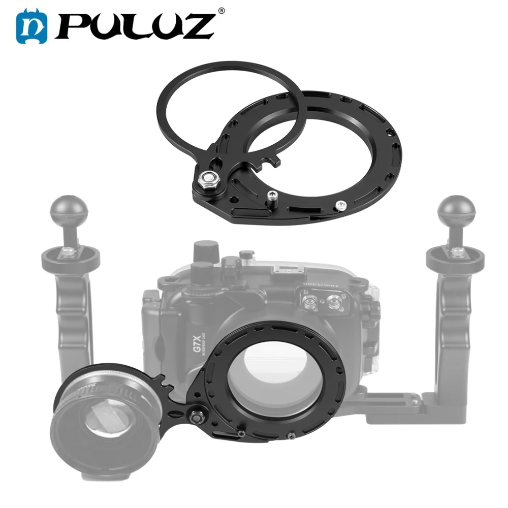 PULUZ 67mm to 67mm Swing Wet Lens Diopter Adapter Mount Connector for ...