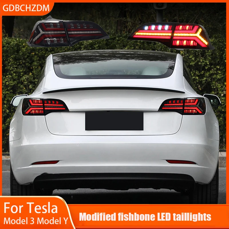 Car-Tail-Lamp-For-Tesla-Model-3-Model-Y-2019-2023-LED-Taillights ...