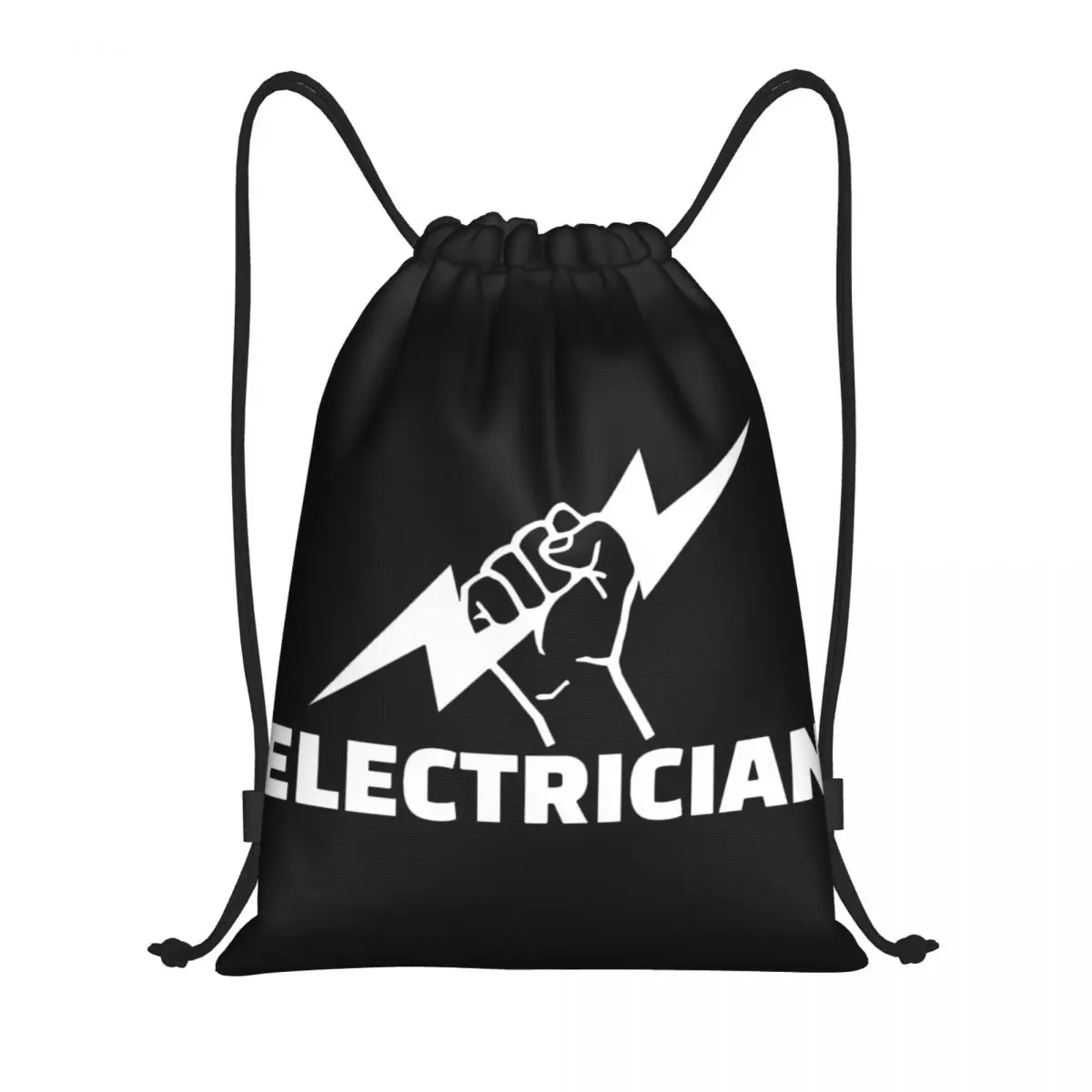 Custom-Electrician-Drawstring-Bag-Women-Men-Lightweight-Engineer ...