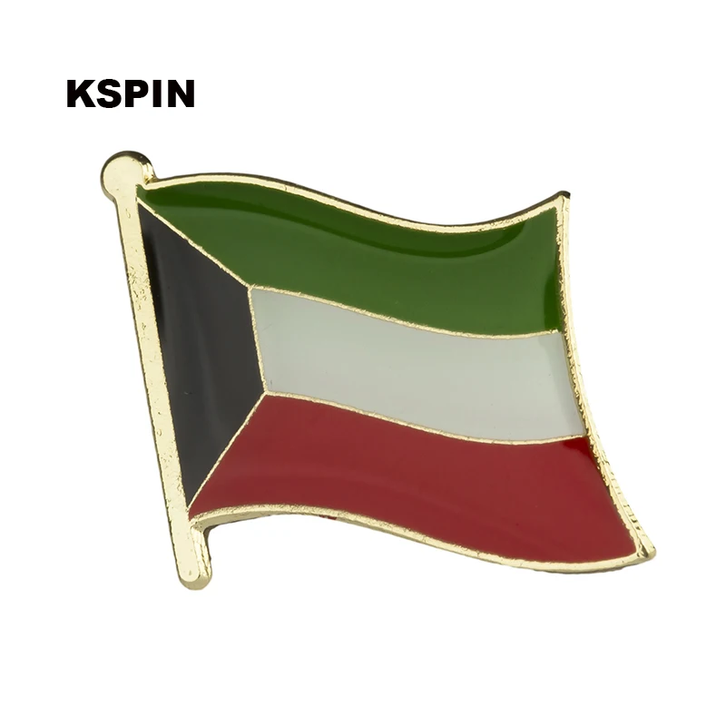 Kuwait-Country-Flag-Metal-Lapel-Pin-Badges-for-Clothing-Brooches-for ...