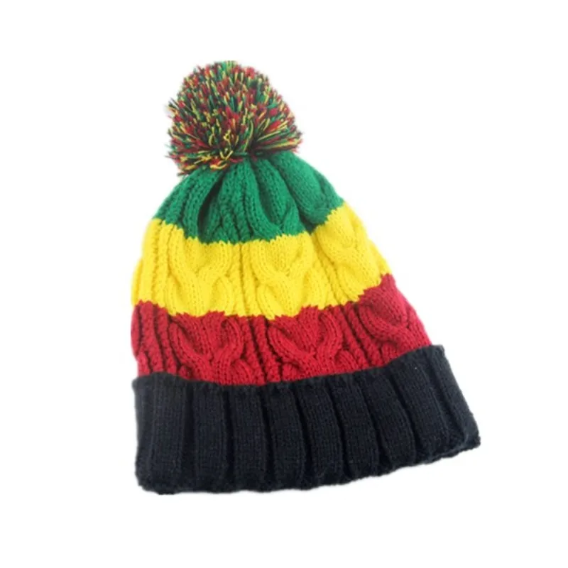 Bob-Marley-Jamaica-Rasta-Slouch-Beanie-Hat-Warm-Beret-Cap-Winter-Reggae ...