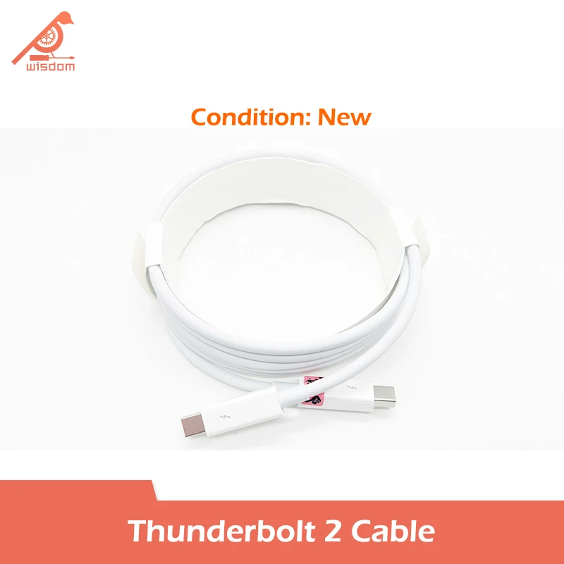 Original White Data Cables Thunderbolt 2 Cable For Apple Multimedia ...