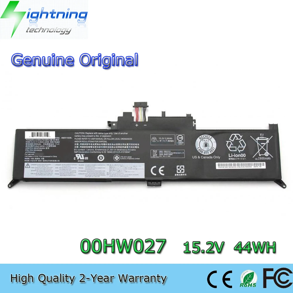 Nueva-bater-a-Original-y-genuino-para-ordenador-port-til-00HW027-15-2-V ...