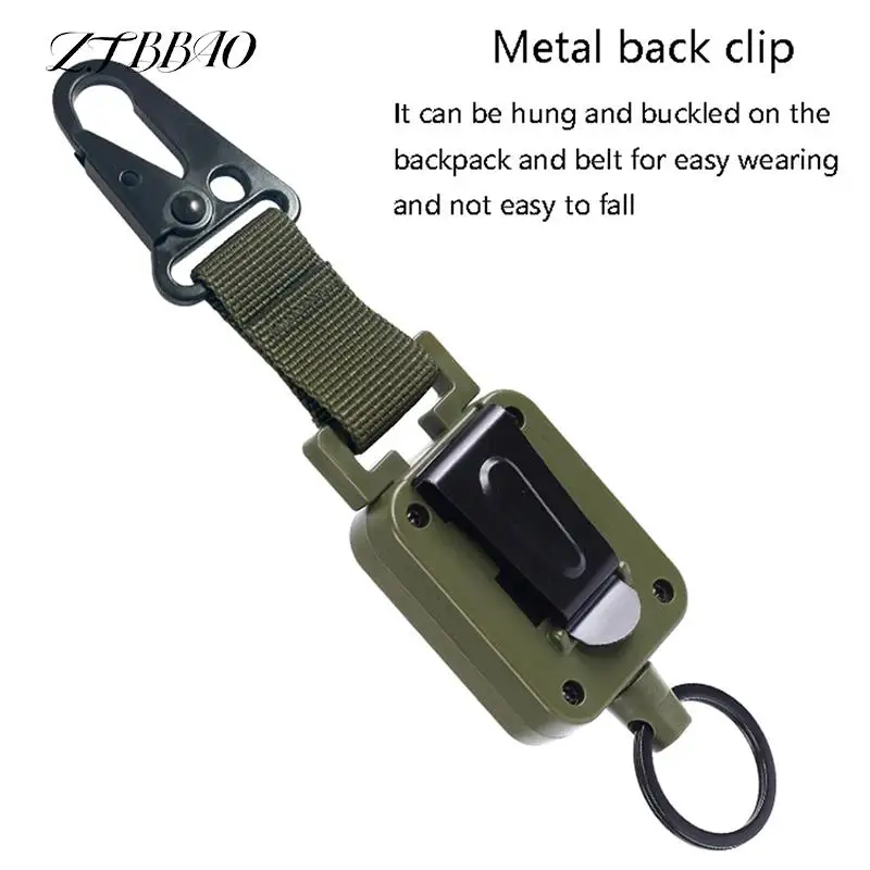 1PCS-Anti-Lost-ID-Card-Holder-Sporty-Retractable-Key-Ring-Outdoor ...