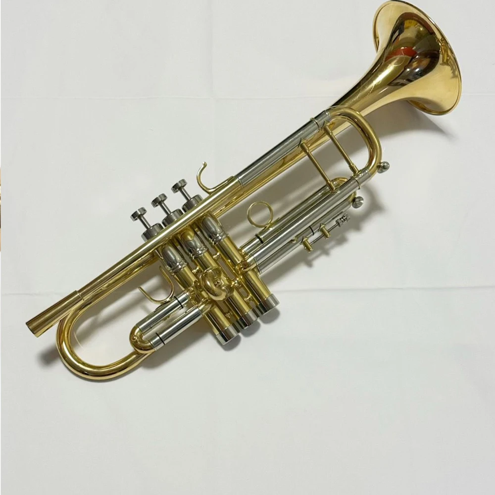 Trumpet-B-flat-lacquered-gold-brass-professional-performance-grade ...