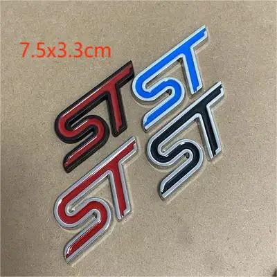 5X-3D-Metal-ST-Rear-Car-Emblem-Badge-Chrome-Sticker-for-FIESTA-FOCUS ...