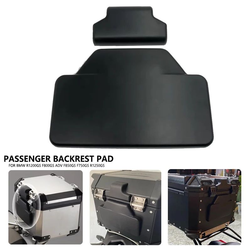 Universal Motorcycle Backrest Pad Passenger Lazyback Protector Rear ...
