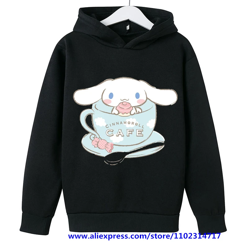 Kawaii Cartoon Cinnamoroll Hoodie - KawaiiMerch.com
