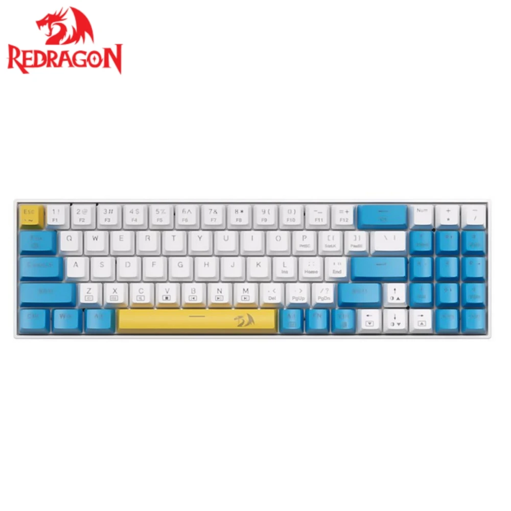 Redragon K688 Gaming Mechanical Keyboard Blue Backlit 78 Keys Swith ...