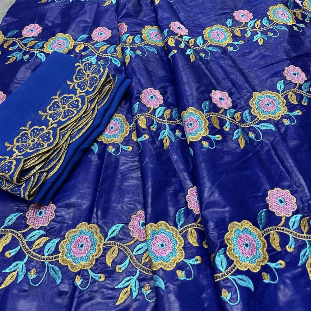 Luxury 1.6M Wide Fragrance Bazin Riche Tissues African DIY Fabric High ...