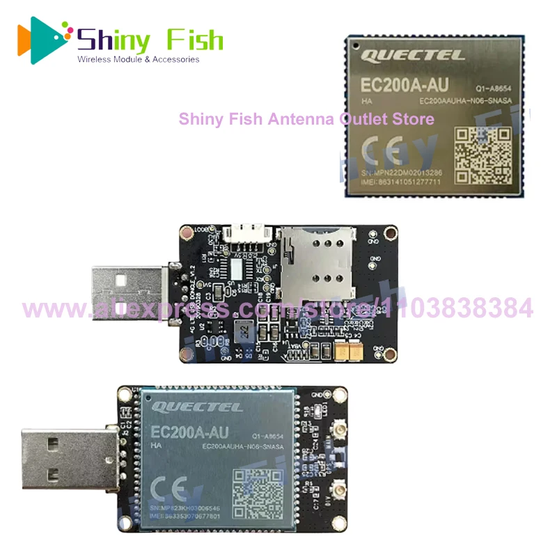 in stock Quectel LTE Cat4 EC200A-AU EC200 USB Dongle EC200AAUHA 4G ...