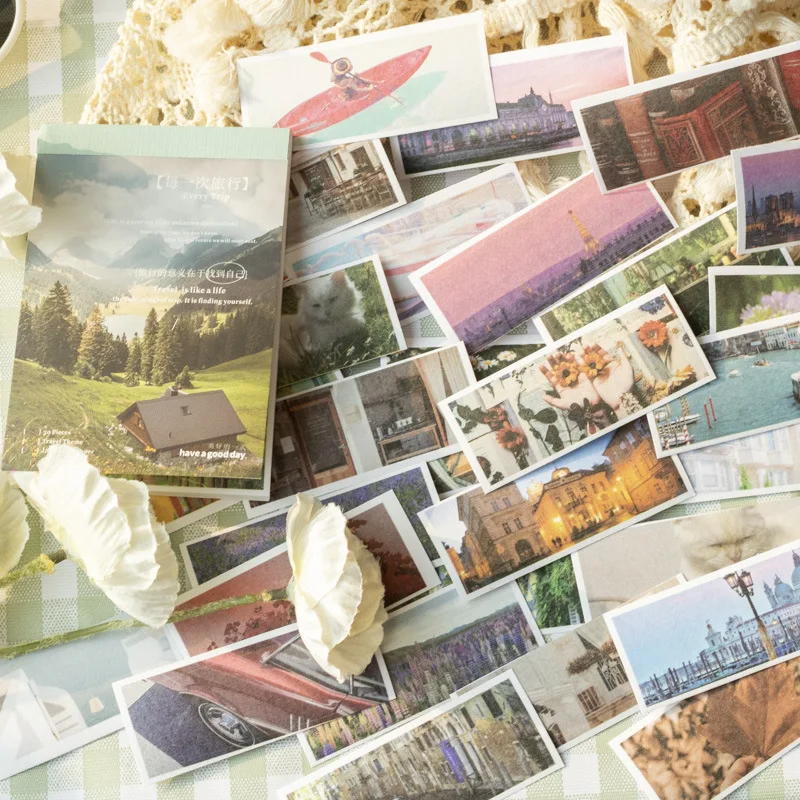 30pcs-1lot-Kawaii-Stationery-Stickers-Every-trip-Junk-journaling ...