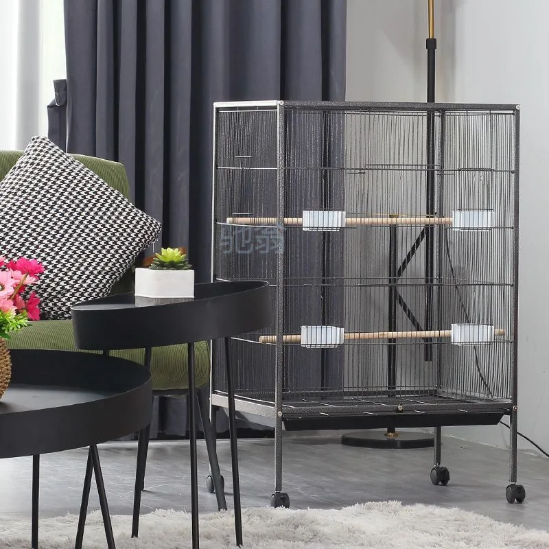Aesthetic-Large-Bird-Cages-Boxes-Iron-Latch-Bird-House-Parrot-Cockatiel ...