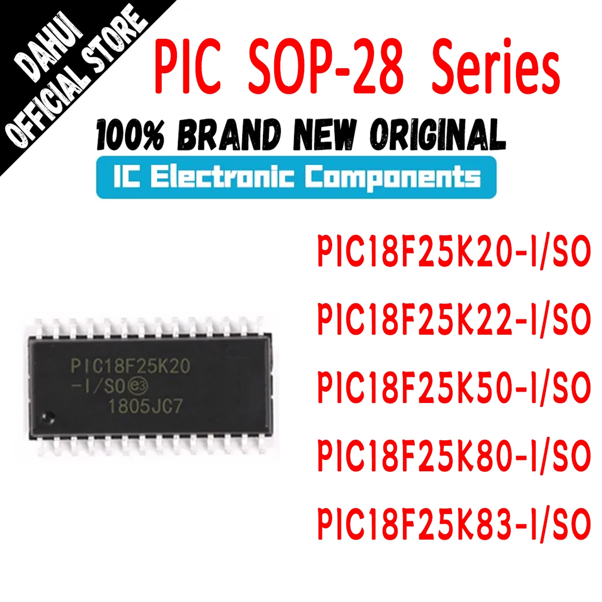 Novo PIC18F25K20-I/SO PIC18F25K22-I/SO PIC18F25K50-I/SO PIC18F25K80-I/SO PIC18F25K83-I/SO PIC18F ...