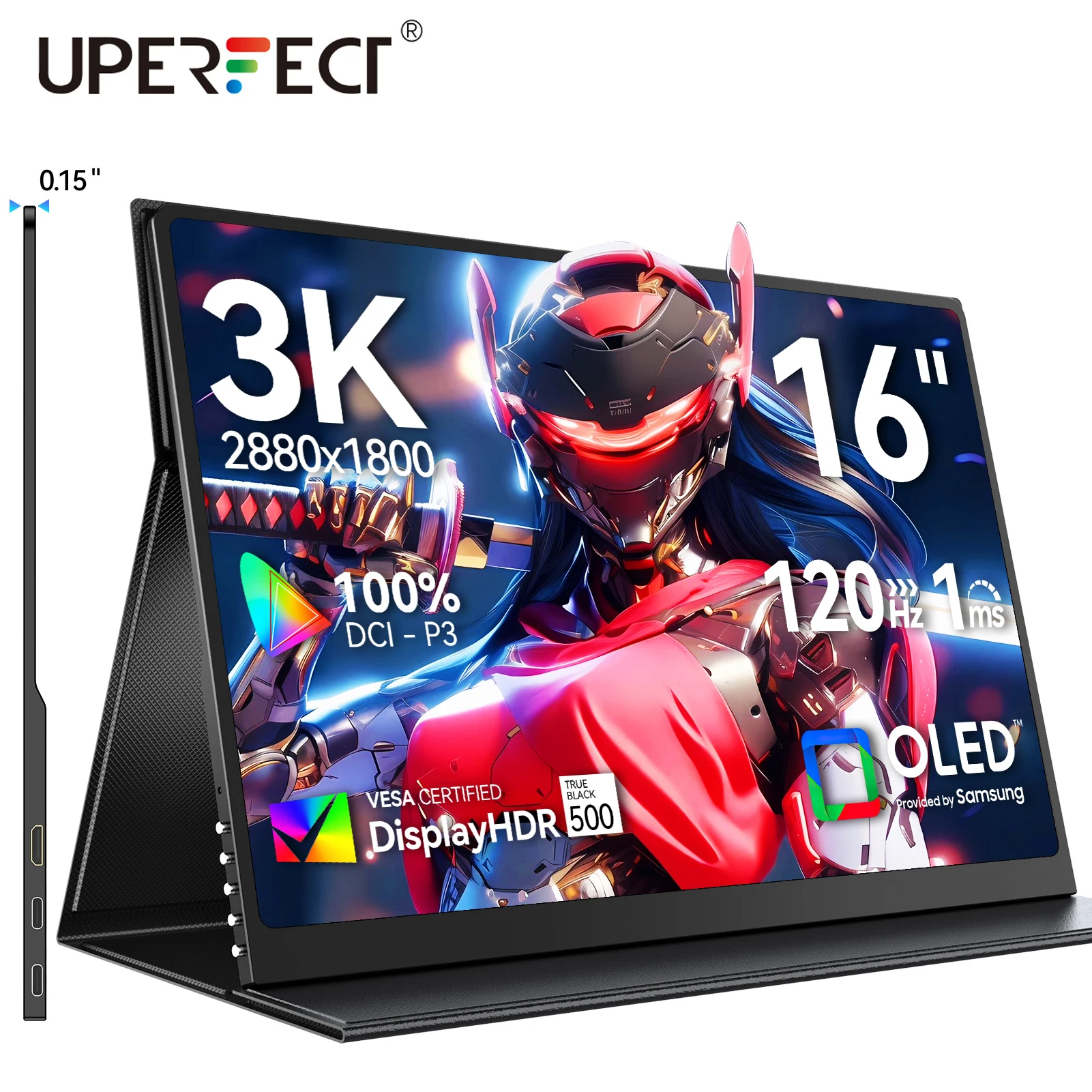 UPERFECT-16-OLED-Portable-Monitor-3K-Mobile-Display-120Hz-100-DCI-P3 ...