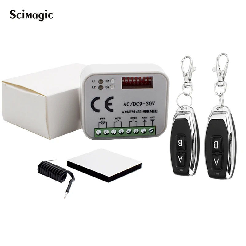 Garage Gate Remote Receiver 433 868MHz RX MULTI 300 900MHZ AC/DC 9 30V ...