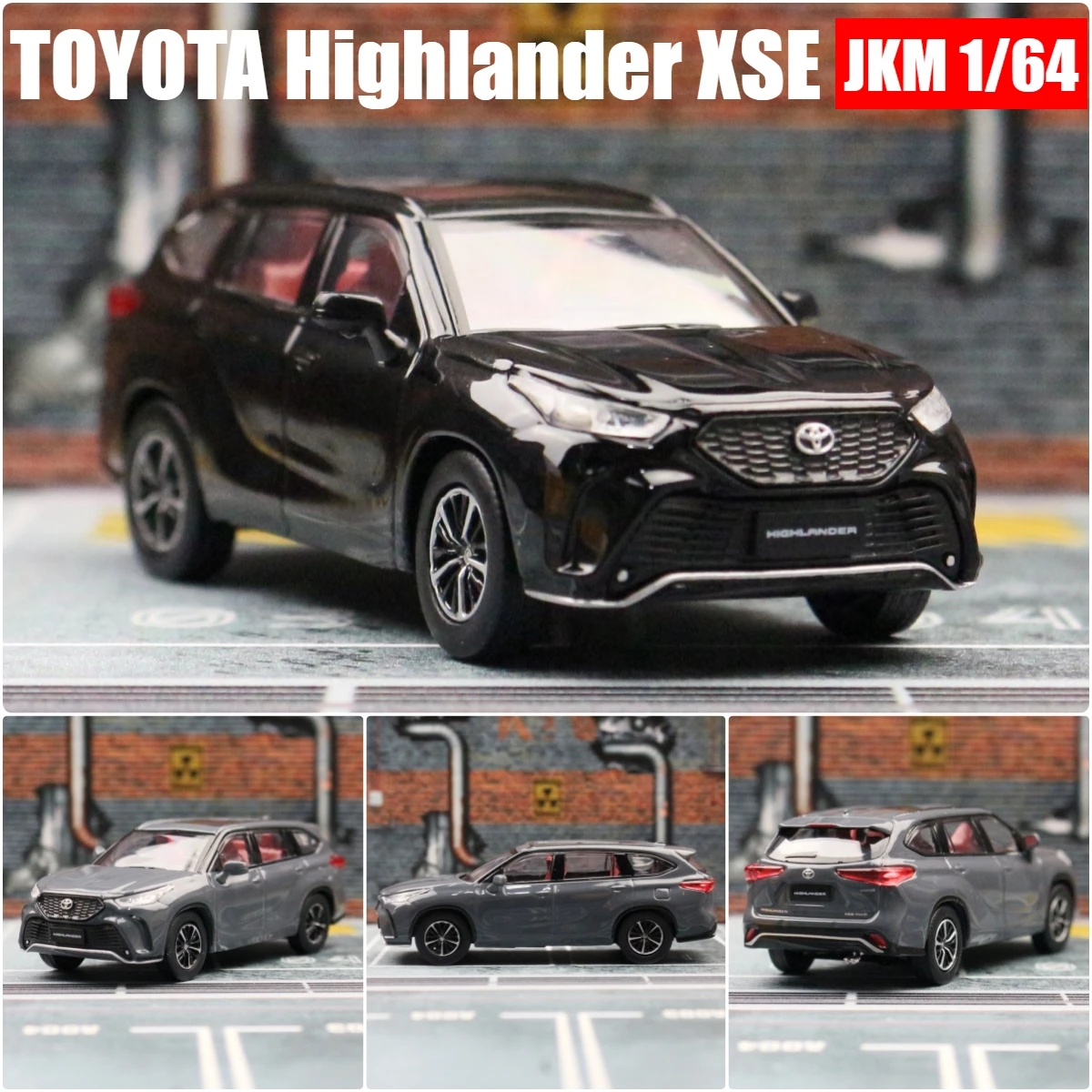 1-64-TOYOTA-Highlander-XSE-Hybrid-Miniature-Model-JKM-1-64-Premium-SUV ...