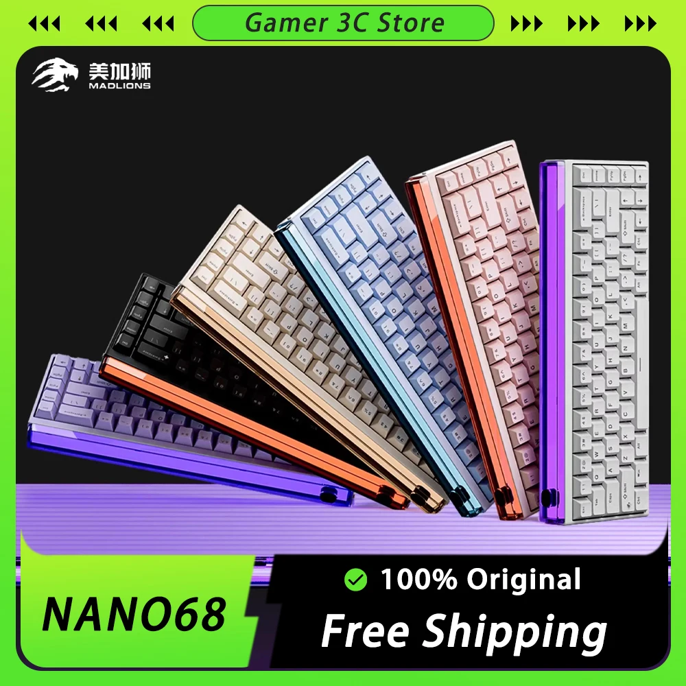 Madlions-NANO68-teclado-con-interruptor-magn-tico-8000Hz-RGB-TTC ...