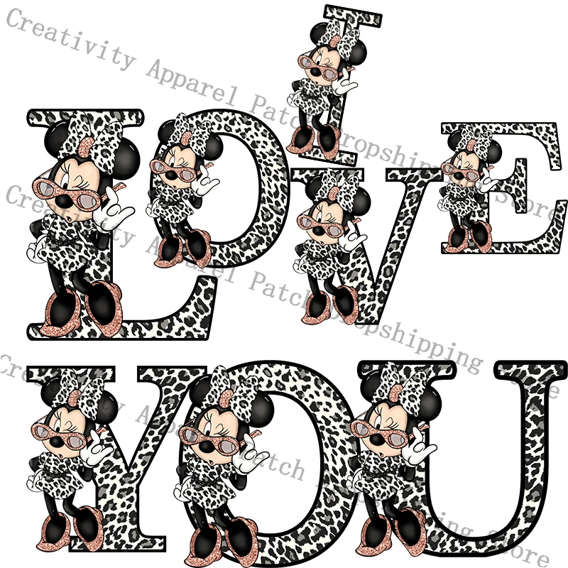 Minnie Mouse Alphabet Letters