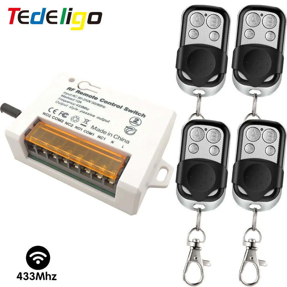 Switch Wireless 220 V Remote Control | 220v 433mhz Remote Control ...