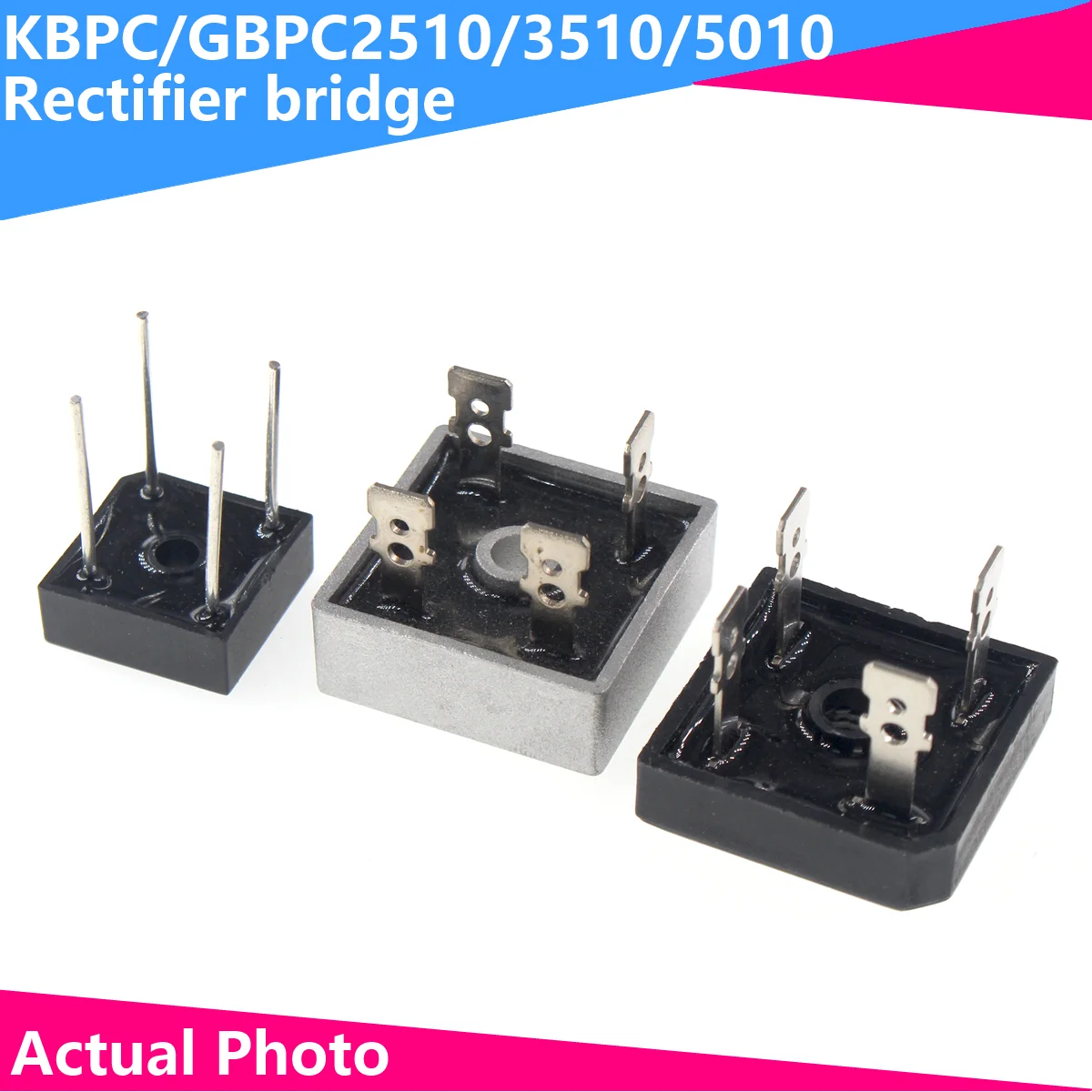 Puente-Rectificador-piezas-KBPC5010-KBPC3510-KBPC2510-KBPC1010-KBPC610 ...