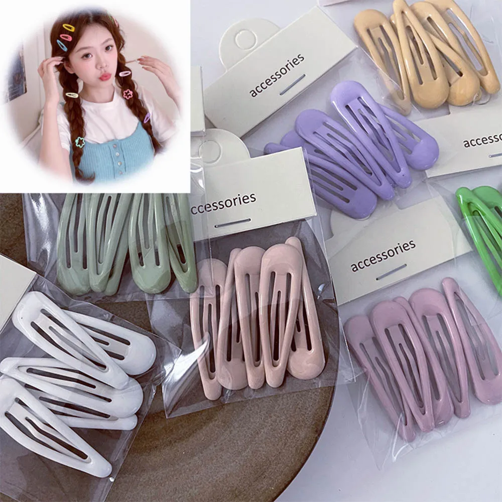 1bag-Metal-Snap-Hairgrip-Fashion-Y2k-Waterdrop-Shape-Hair-Clips-Bangs ...