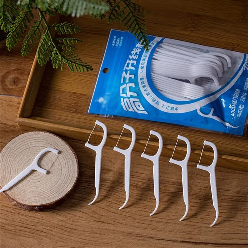 New Dental Floss Dental Cleaning Oral Hygiene Cleaning Stick Toothpick ...