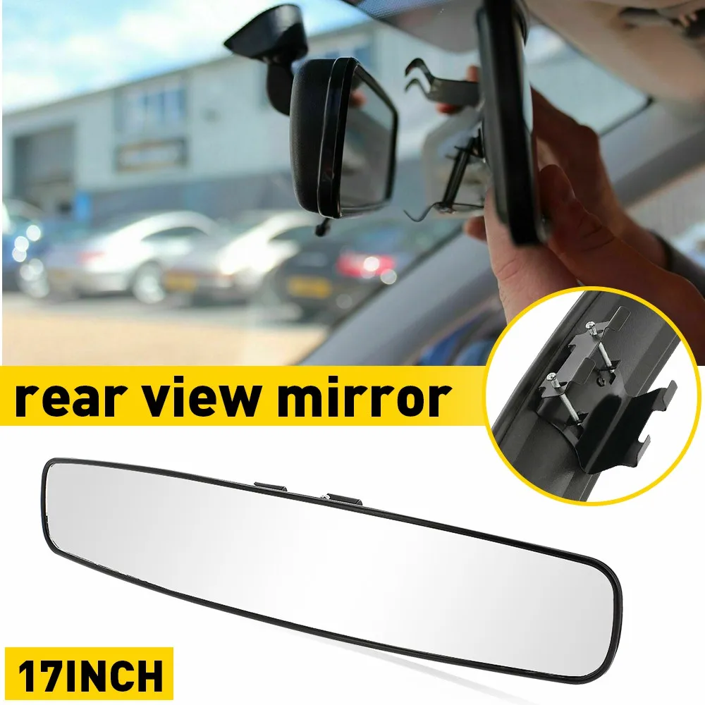 Mirror XL Vision Panoramic Rear View 17 inches Wide Angle Convex Car ...
