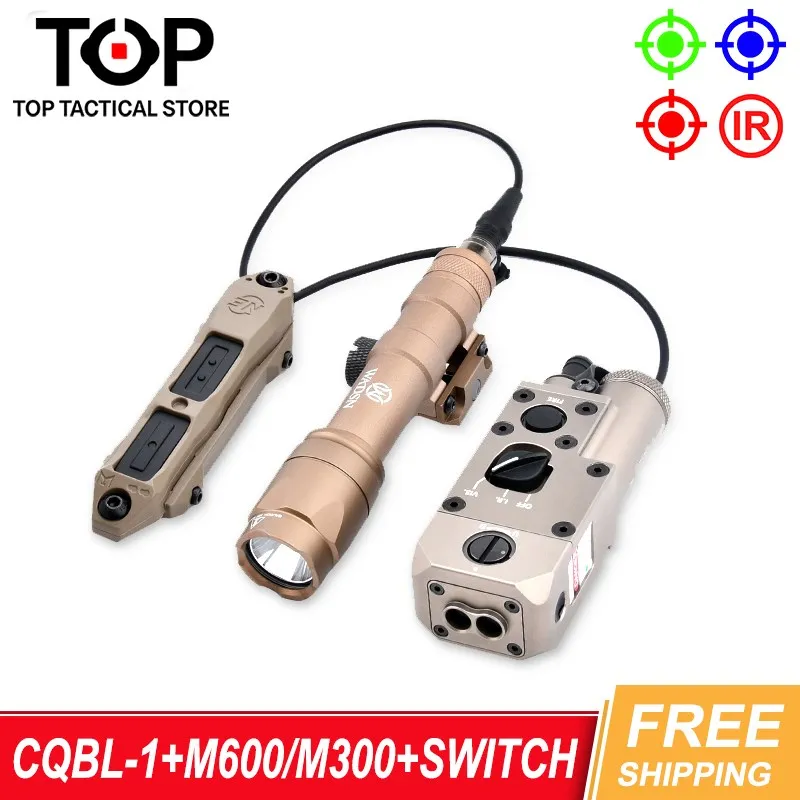 WADSN-Metal-CQBL-1-Tactical-Airsoft-Laser-Pointer-IR-Red-Green-Blue-Dot ...