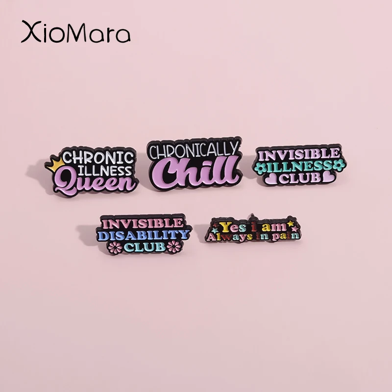 Invisible-Illness-Disability-Club-Enamel-Pins-Caring-For-Chronic ...