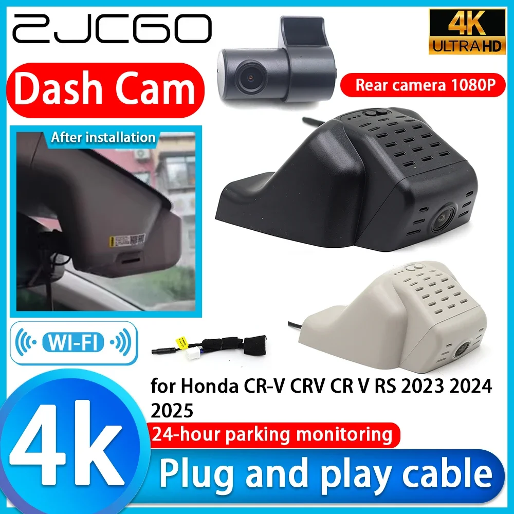 ZJCGO Video Recorder 4K UHD Plug and Play Car DVR Dash Cam Camera for ...
