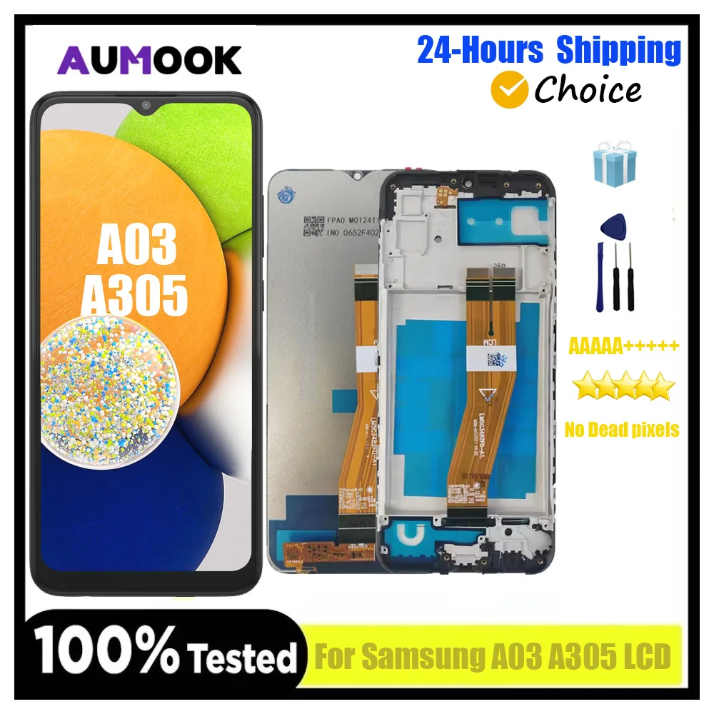 6.5" For Samsung Galaxy A03 A035 LCD Display Touch Screen Digitizer ...