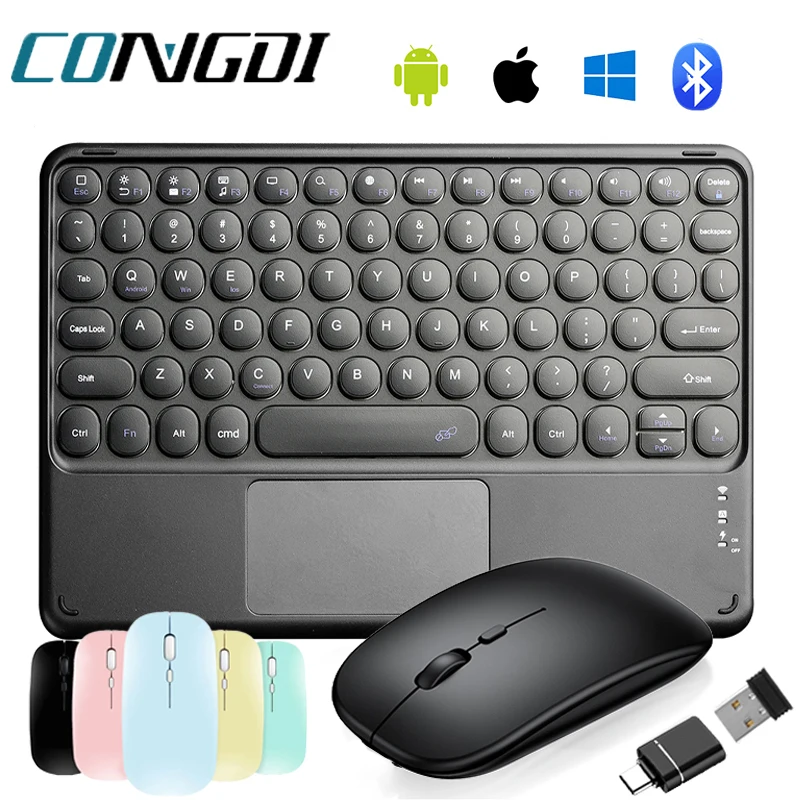 Wireless-Keyboard-and-Mouse-78-Keys-10-Inch-Gaming-Keyboard-Wireless ...