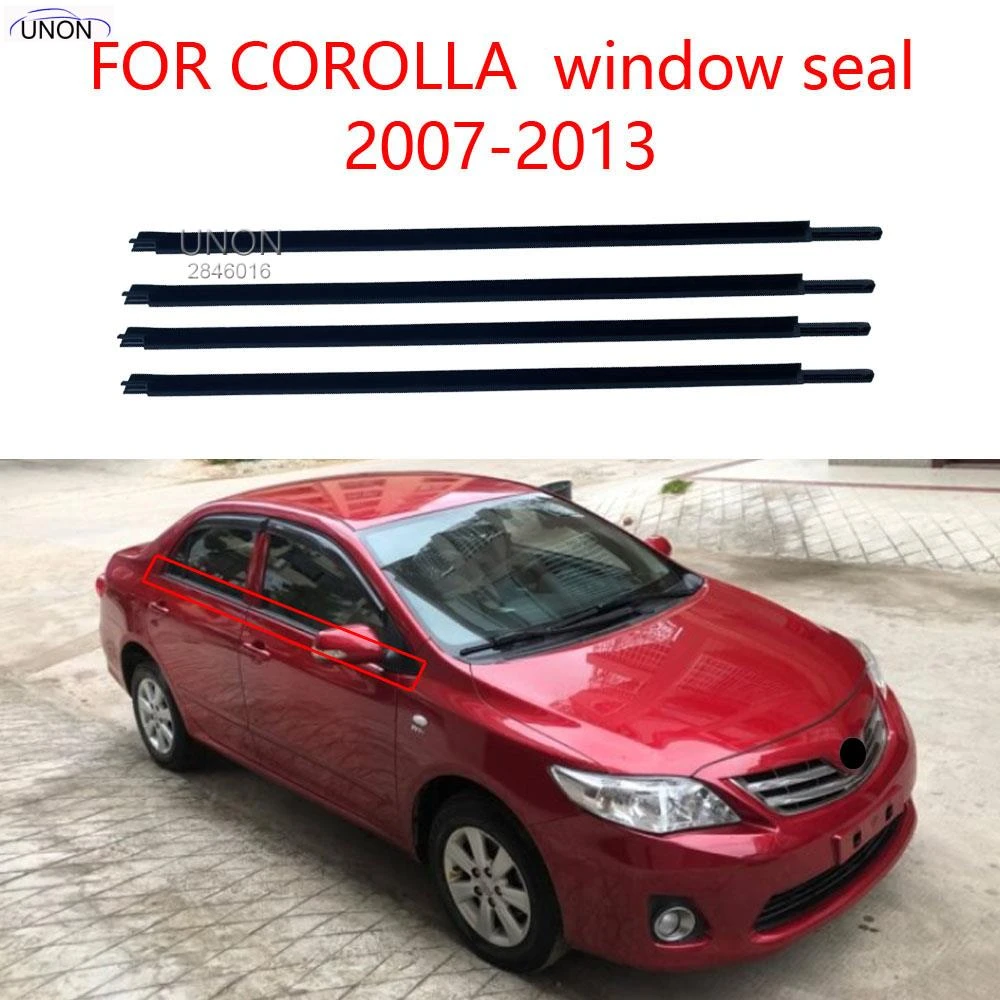 For Toyota Corolla 2007-2013 Weatherstrip Window Seal Car Window ...