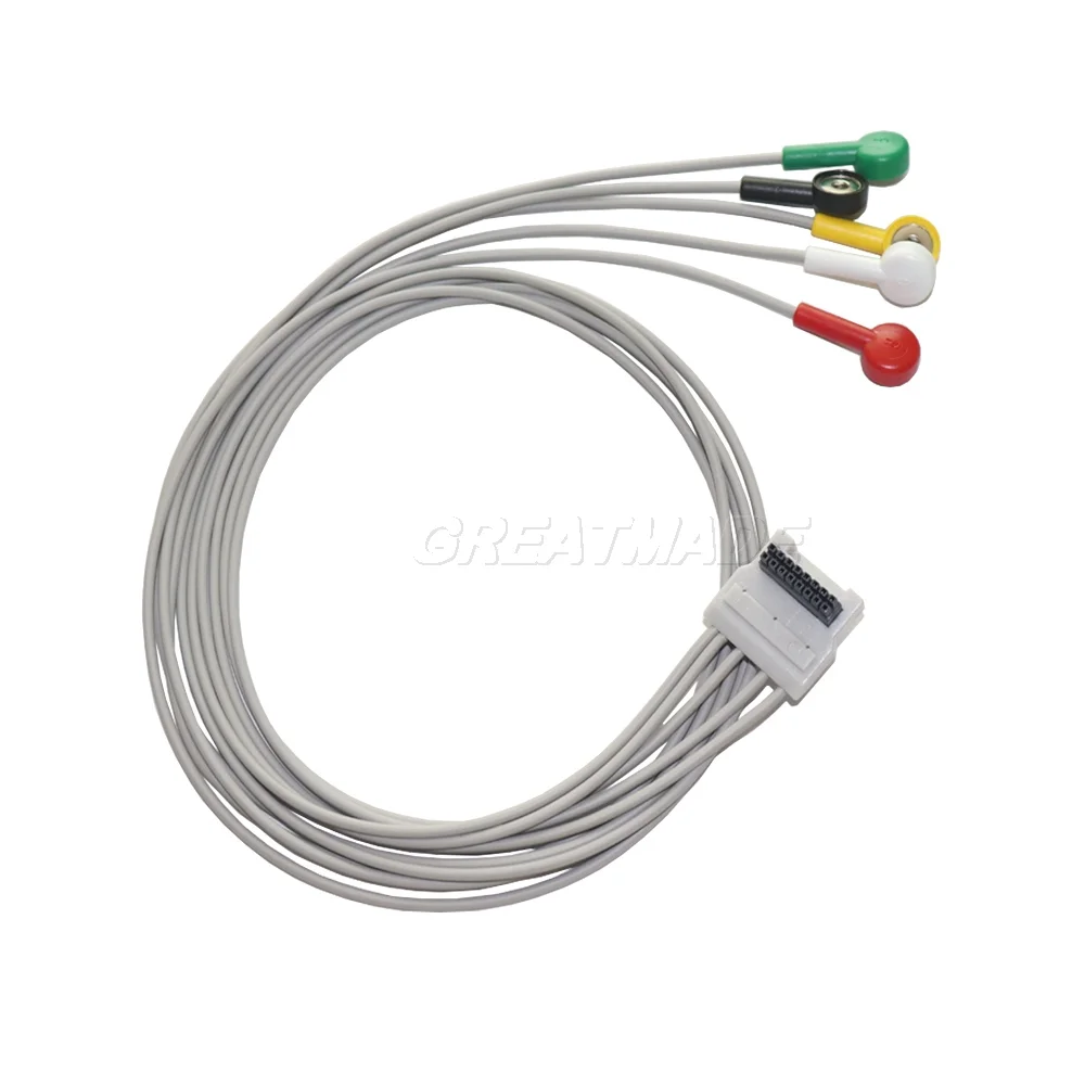 5 Lead Ecg Holter Cable For BTL-08 Holter H600