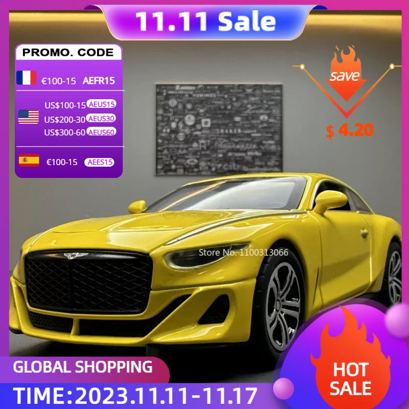 1-32-Mulliner-Bacalar-Alloy-Car-Model-Toy-Metal-Diecasts-Model-Super ...